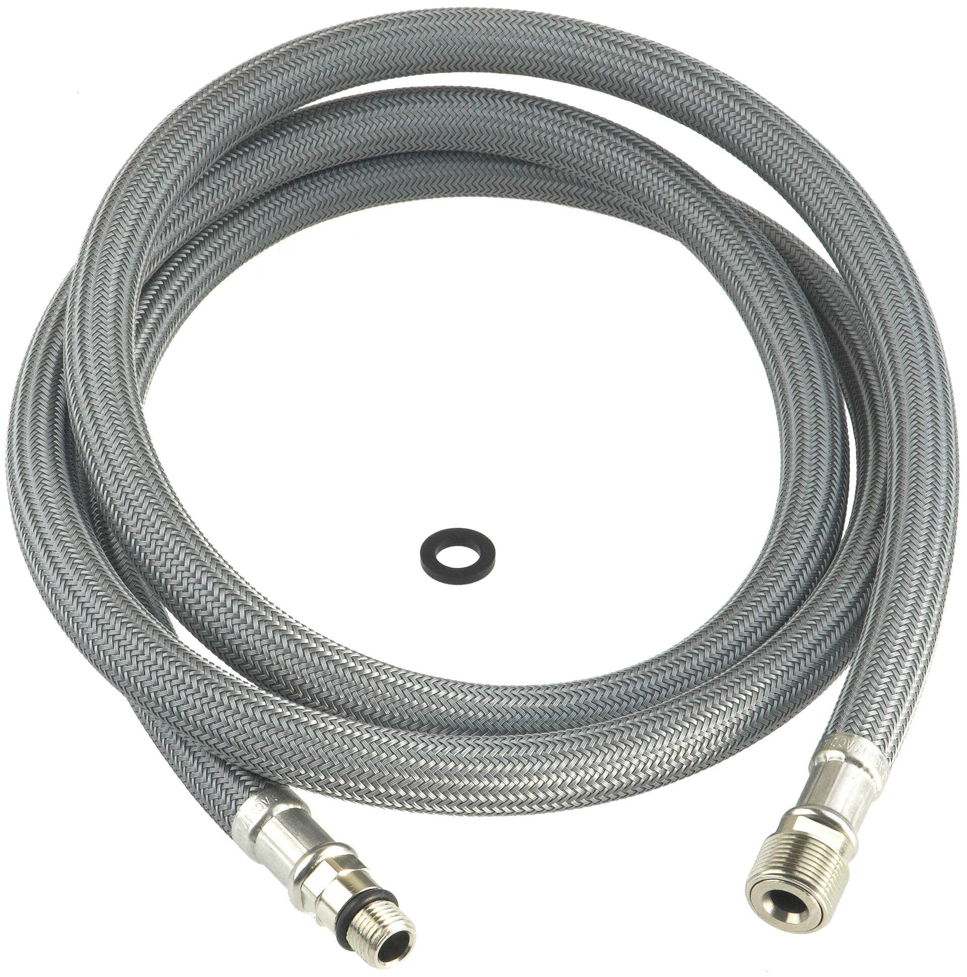 Hose for kitchen taps with pull out spout nylon